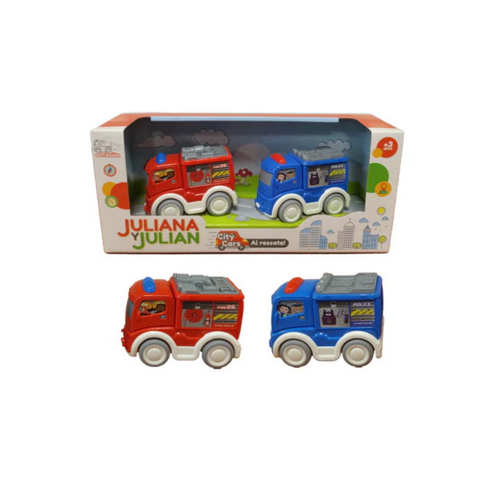 Juliana y Julian City Cars Al Rescate! – JUGUETERIAS MONOCOCO