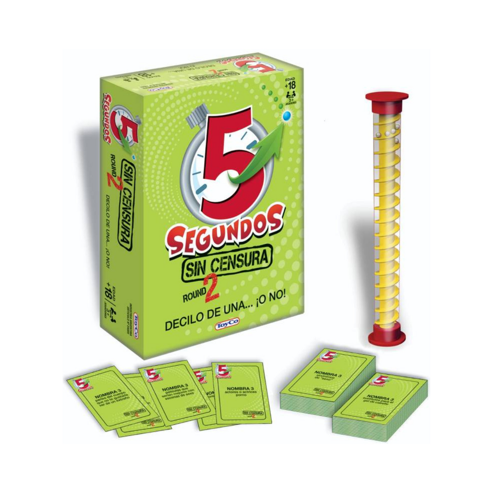 Juego De Mesa 5 Segundos Sin Censura – JUGUETERIAS MONOCOCO