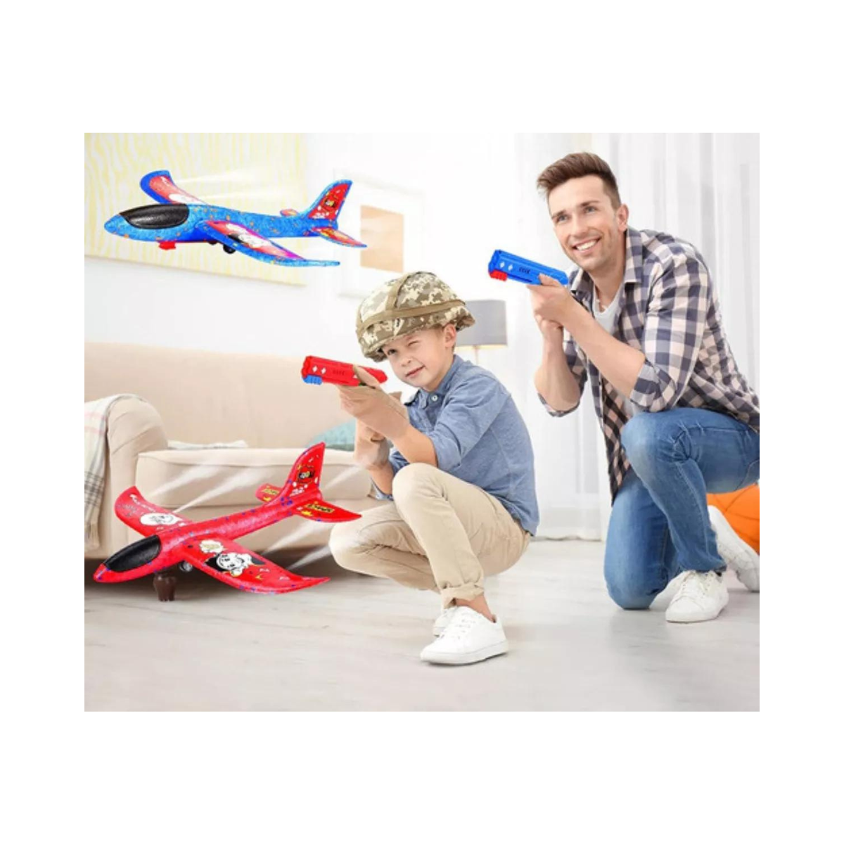 Pistola Fly Shoot Con Lanzador De Avión – JUGUETERIAS MONOCOCO