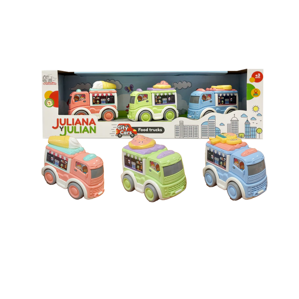 Juliana y Julian City Cars Food Trucks – JUGUETERIAS MONOCOCO