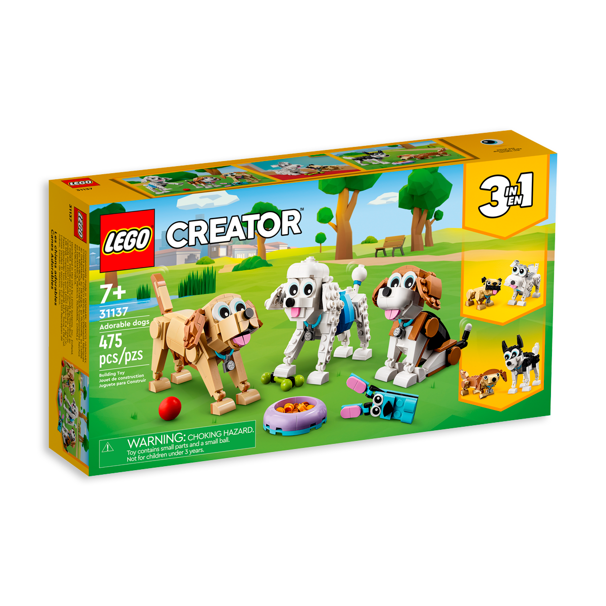 Lego Creator 3 en 1 Perros Adorables – JUGUETERIAS MONOCOCO