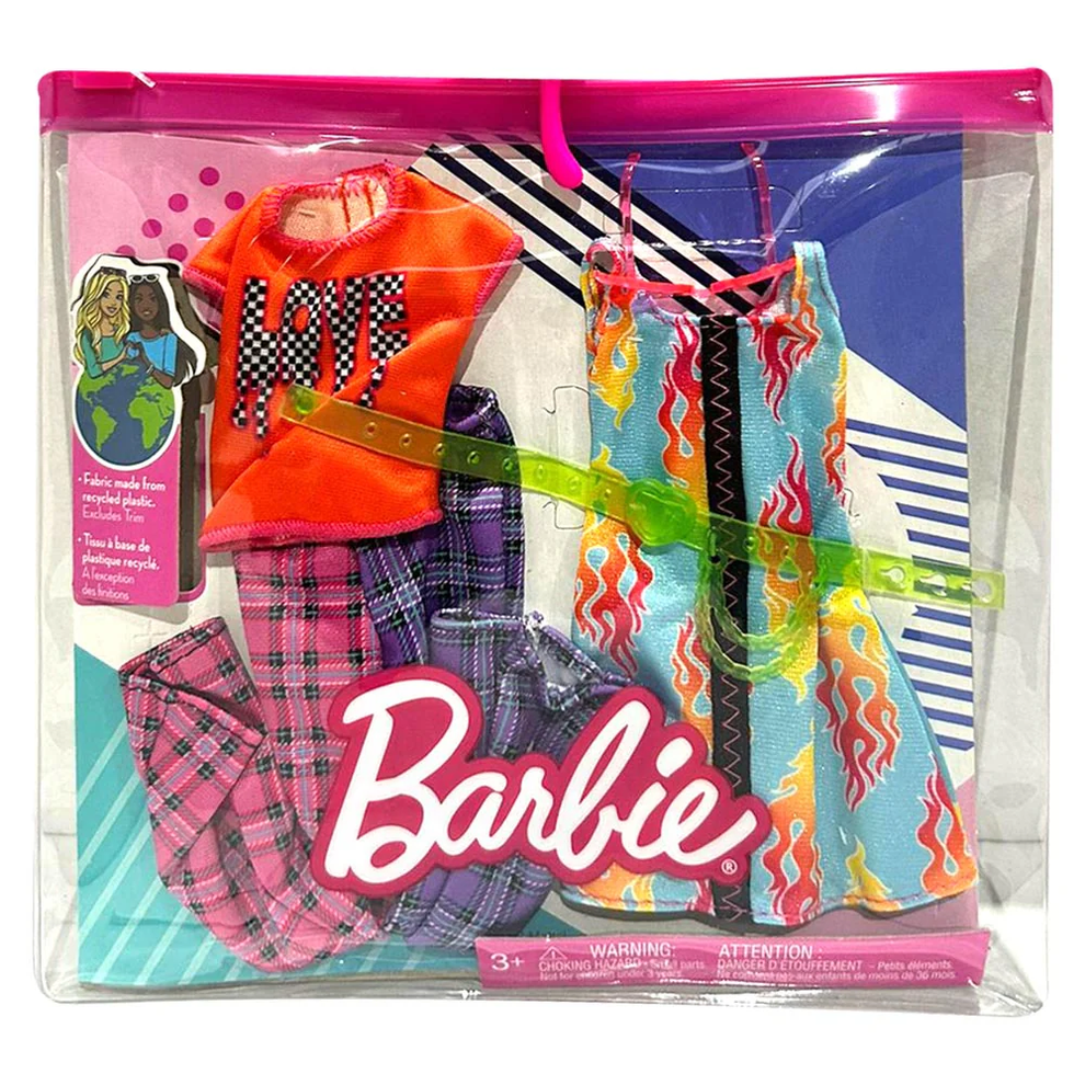 Barbie Ropa Y Accesorios - 2 Conjuntos – JUGUETERIAS MONOCOCO
