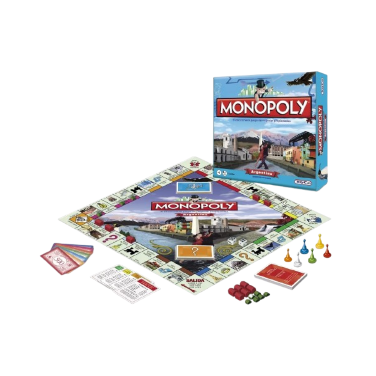 Juego De Mesa Monopoly Argentina Popular Original Toyco – JUGUETERIAS ...