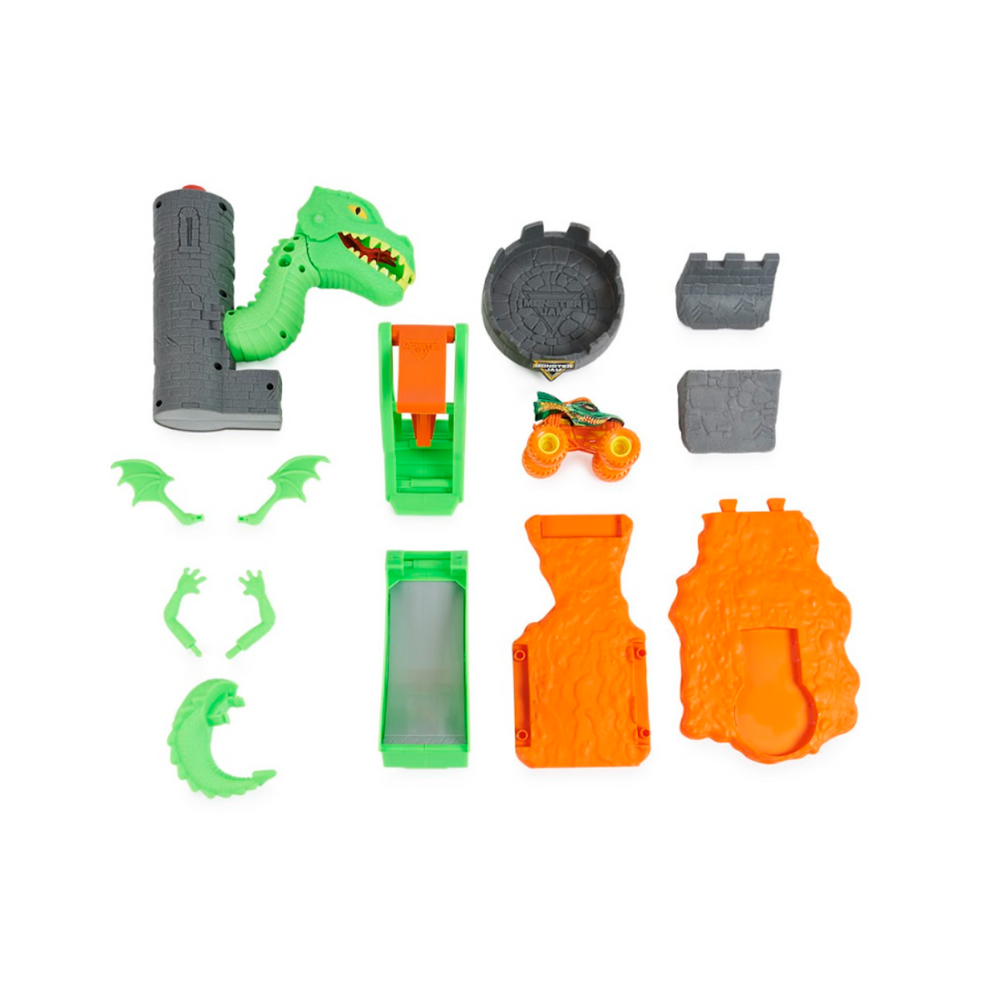 Monster Jam Vehículo Dragon Pista y Rampa – JUGUETERIAS MONOCOCO