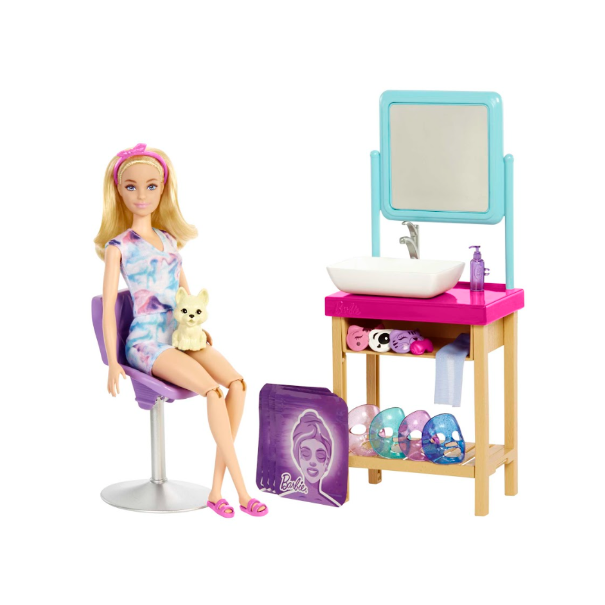 Muñeca Barbie Día de Spa De Mascarillas – JUGUETERIAS MONOCOCO