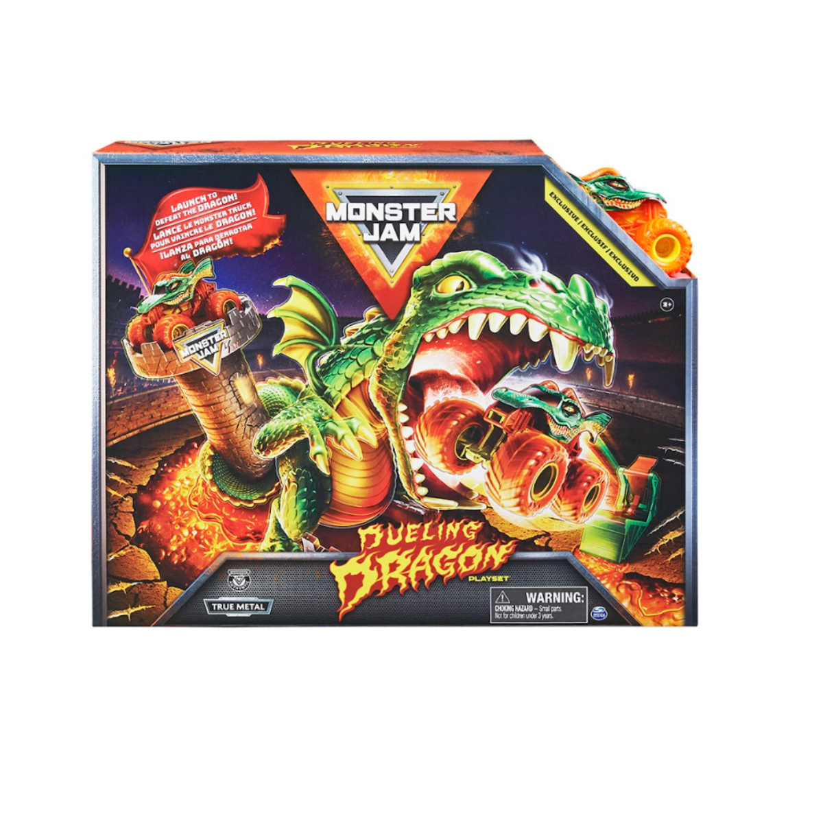 Monster Jam Vehículo Dragon Pista y Rampa – JUGUETERIAS MONOCOCO