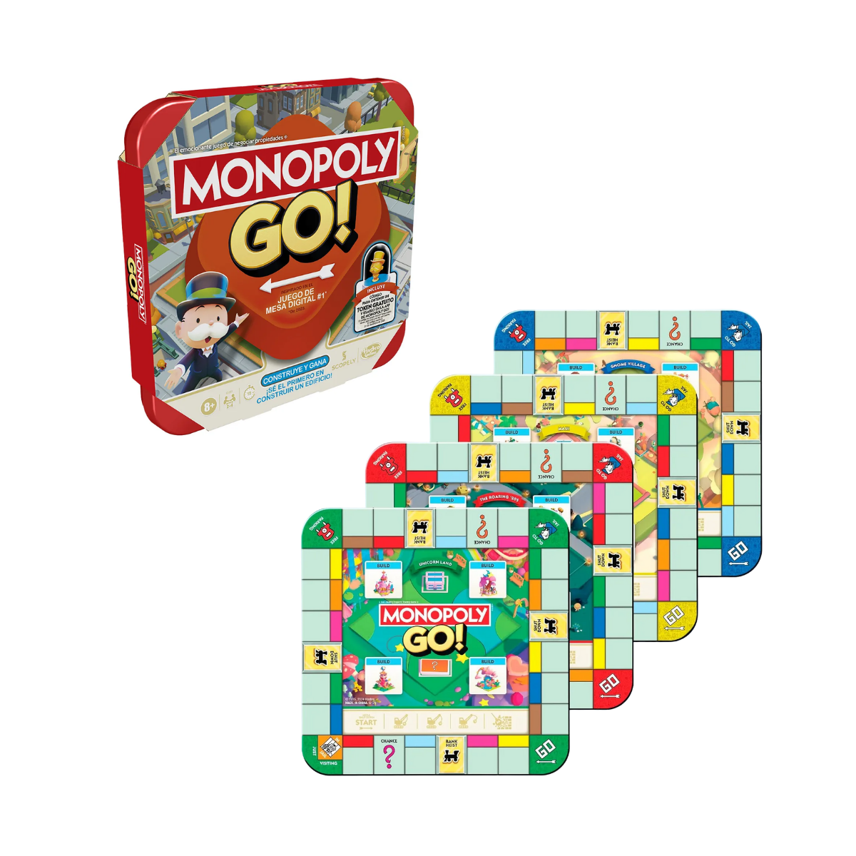 Juego Monopoly Go! Landmark Rush – JUGUETERIAS MONOCOCO