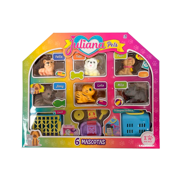 Juliana Pets 6 Mascotas – JUGUETERIAS MONOCOCO