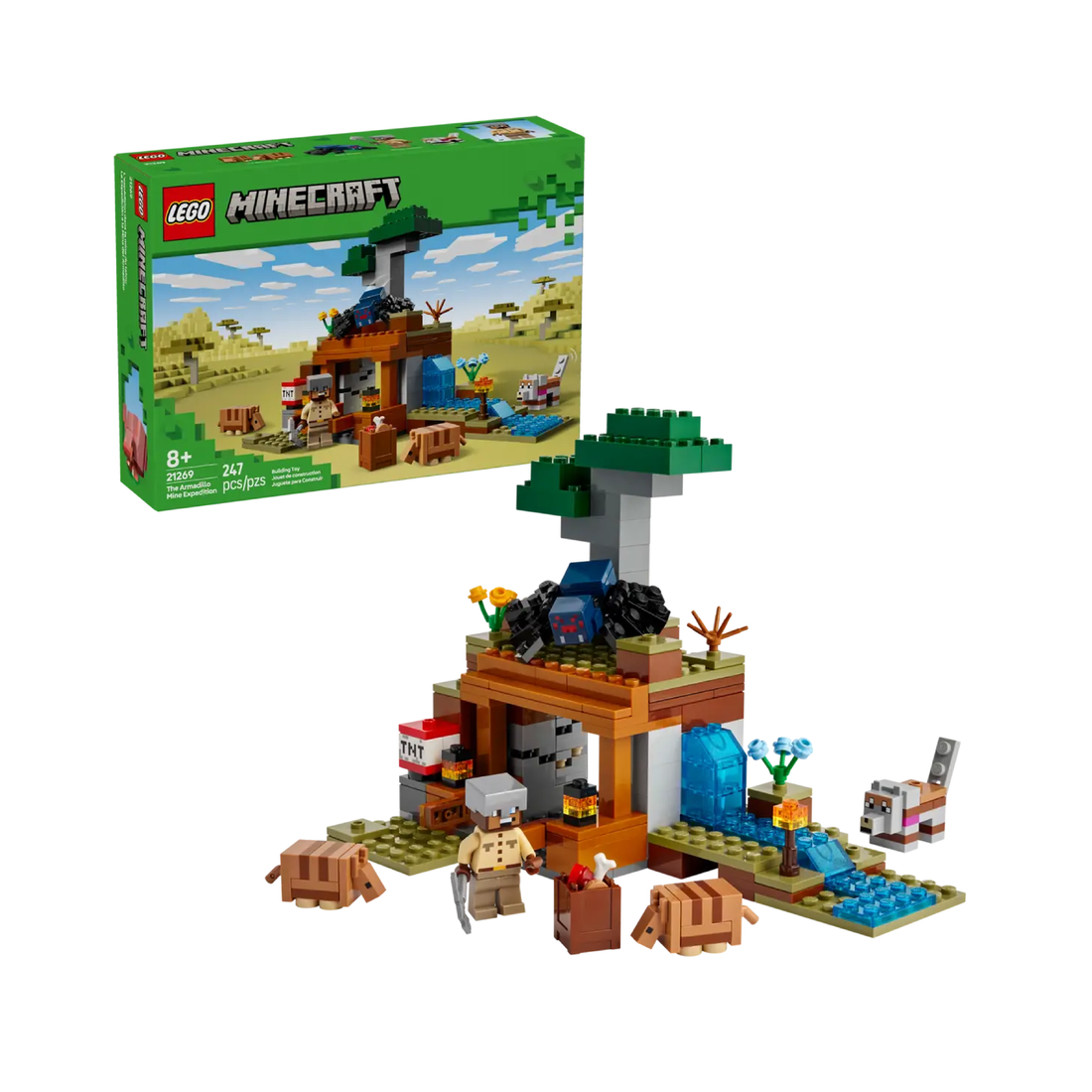 Lego Minecraft La Expedición A La Mina Del Armadillo – JUGUETERIAS MONOCOCO