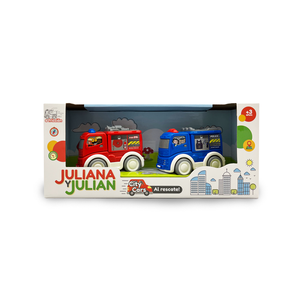 Juliana y Julian City Cars Al Rescate! – JUGUETERIAS MONOCOCO