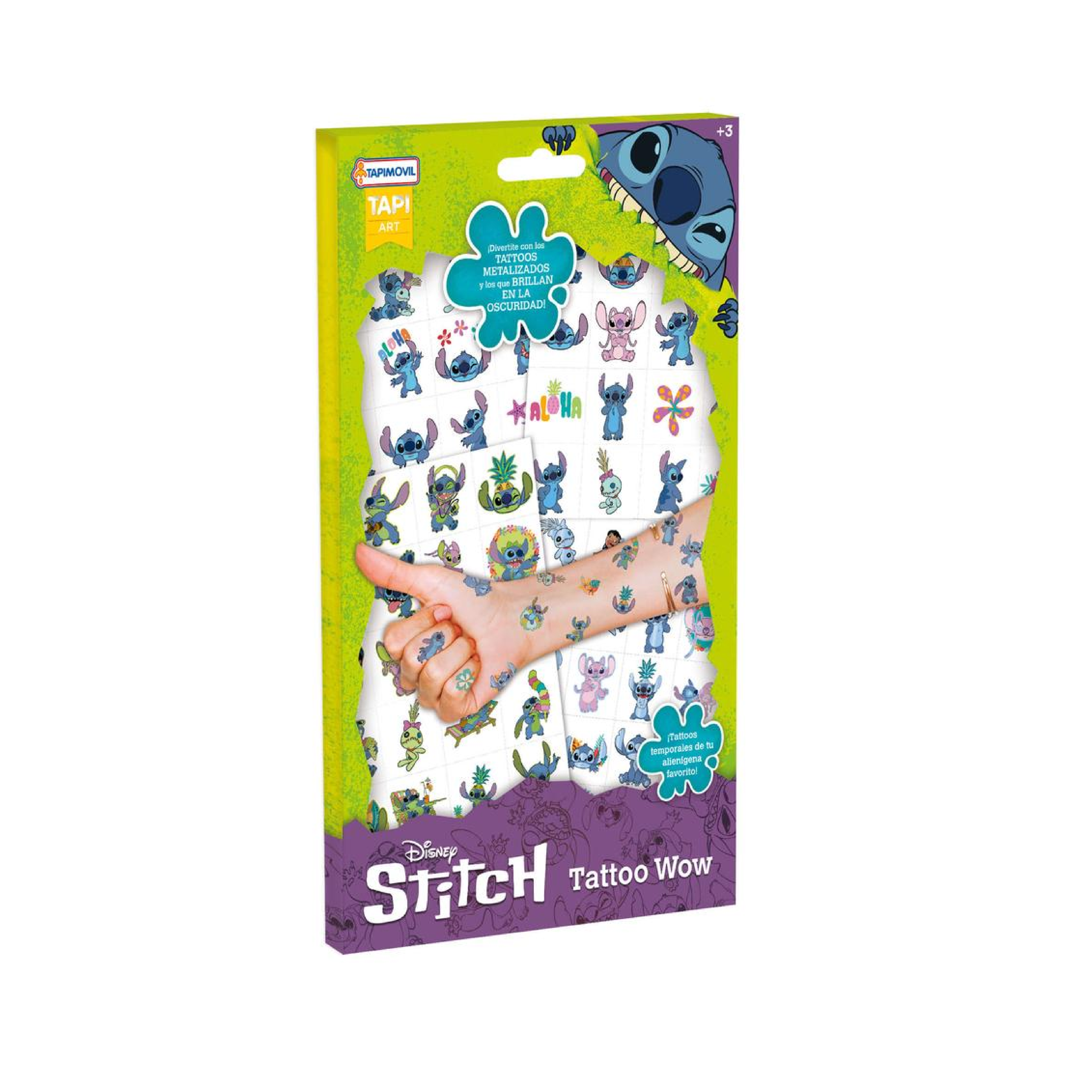 Tattoos Temporales Wow Stitch Tapimovil – JUGUETERIAS MONOCOCO