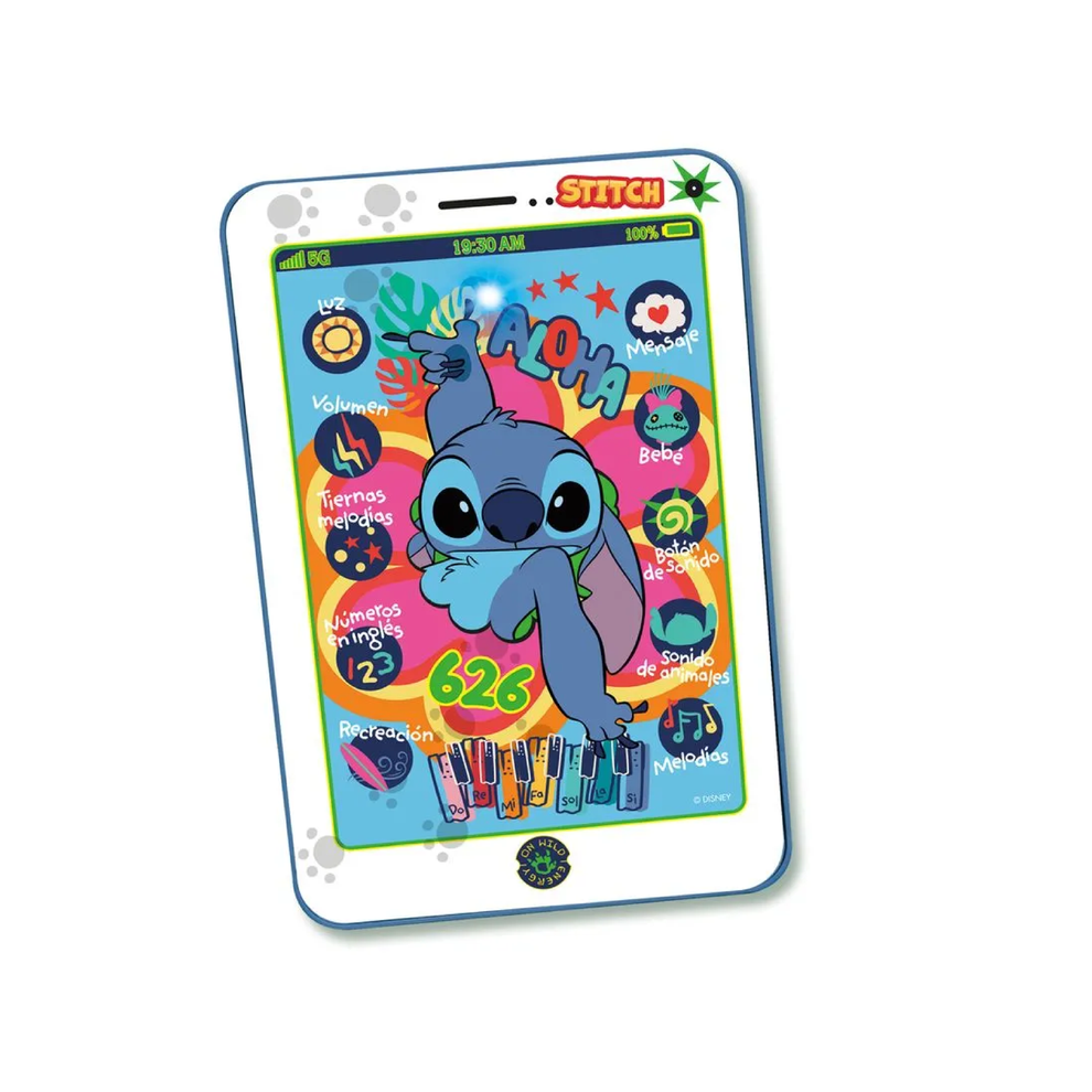 Tablet Interactiva Con Luces Y Sonido Stitch Ditoys – JUGUETERIAS MONOCOCO