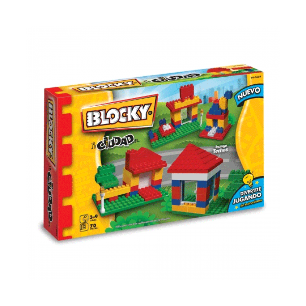 Blocky Ciudad - 70 Piezas – JUGUETERIAS MONOCOCO